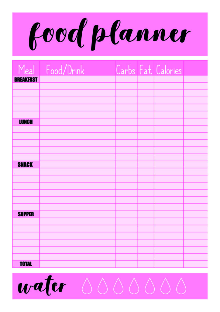 Free Printable Weekly Meal Planner PDF Templates Free Printable Weekly Meal Planner PDF Templates