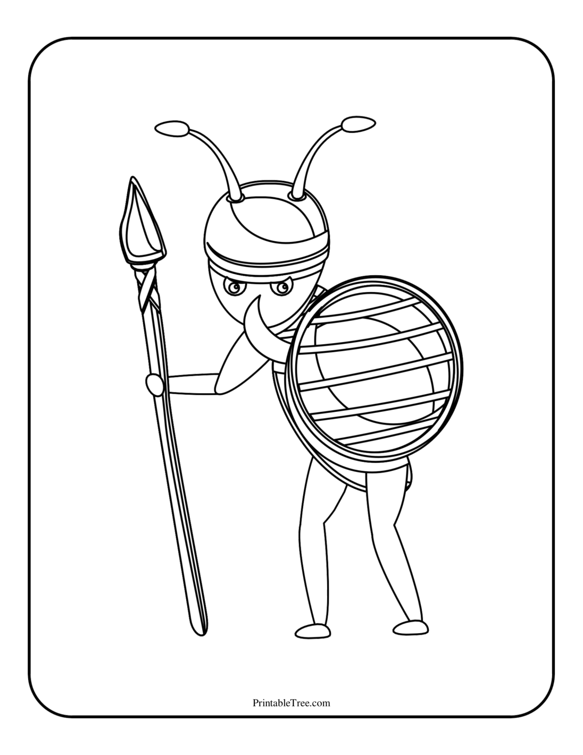 Free Printable Ant Coloring Pages PDF for Kids and Adults