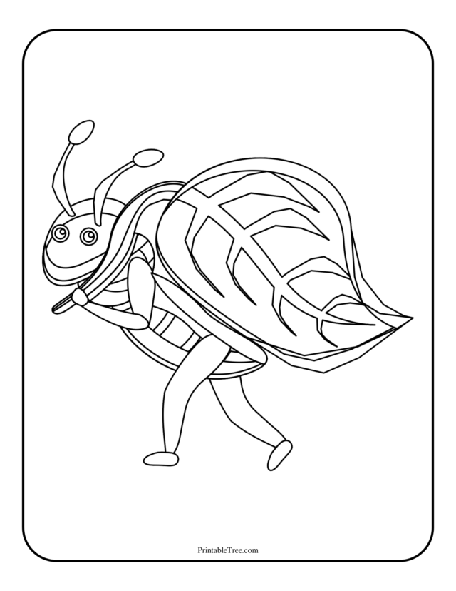 Free Printable Ant Coloring Pages PDF for Kids and Adults