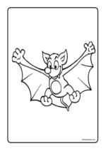 Free Printable Bat Coloring Pages PDF for Kids and Adults