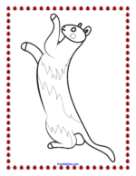 Free Printable Cat Coloring Pages PDF for Kids and Adults