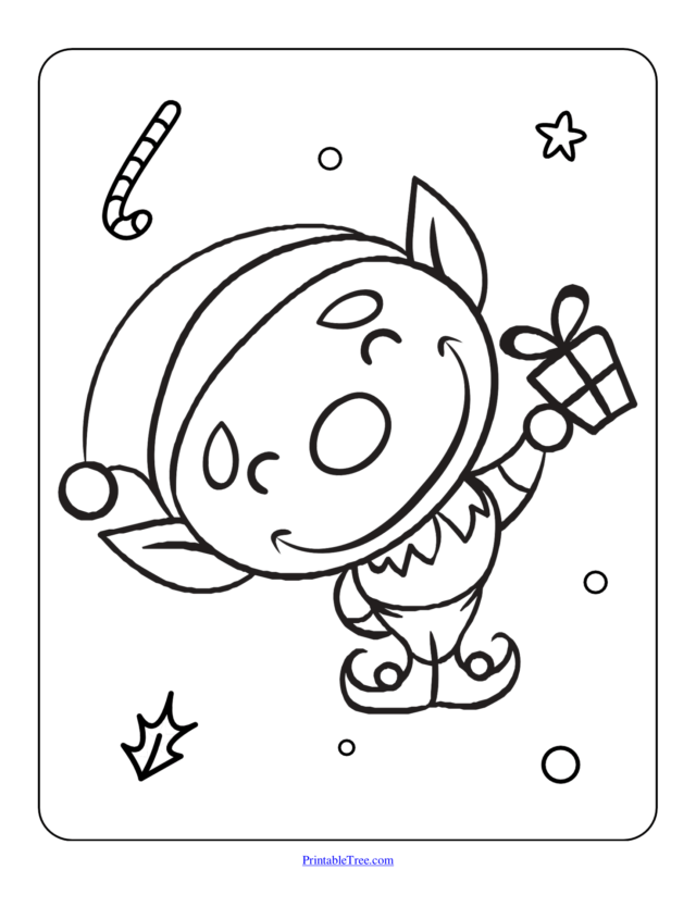 Free Printable Christmas Coloring Pages PDF for Kids and Adults