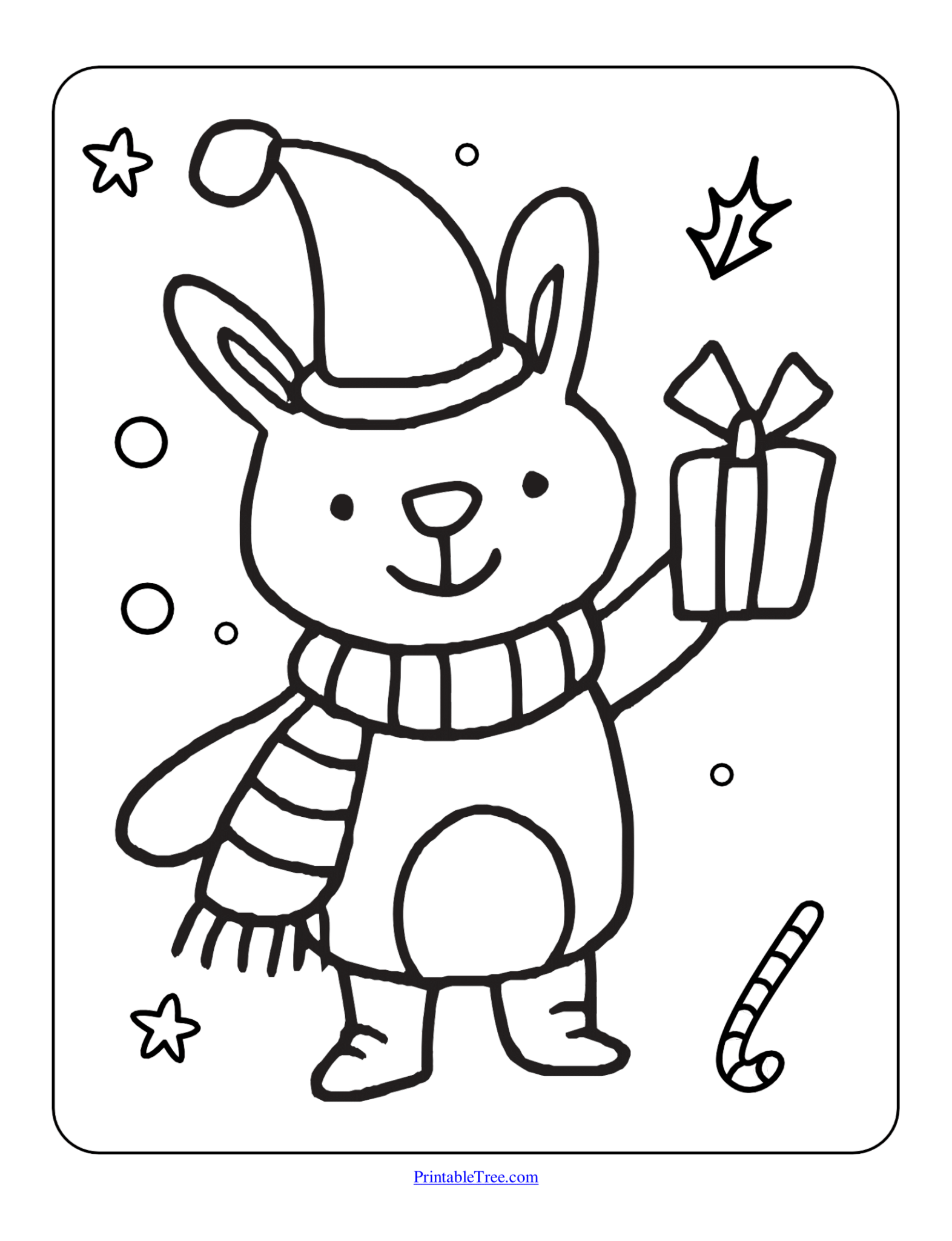 Free Printable Christmas Coloring Pages PDF for Kids and Adults