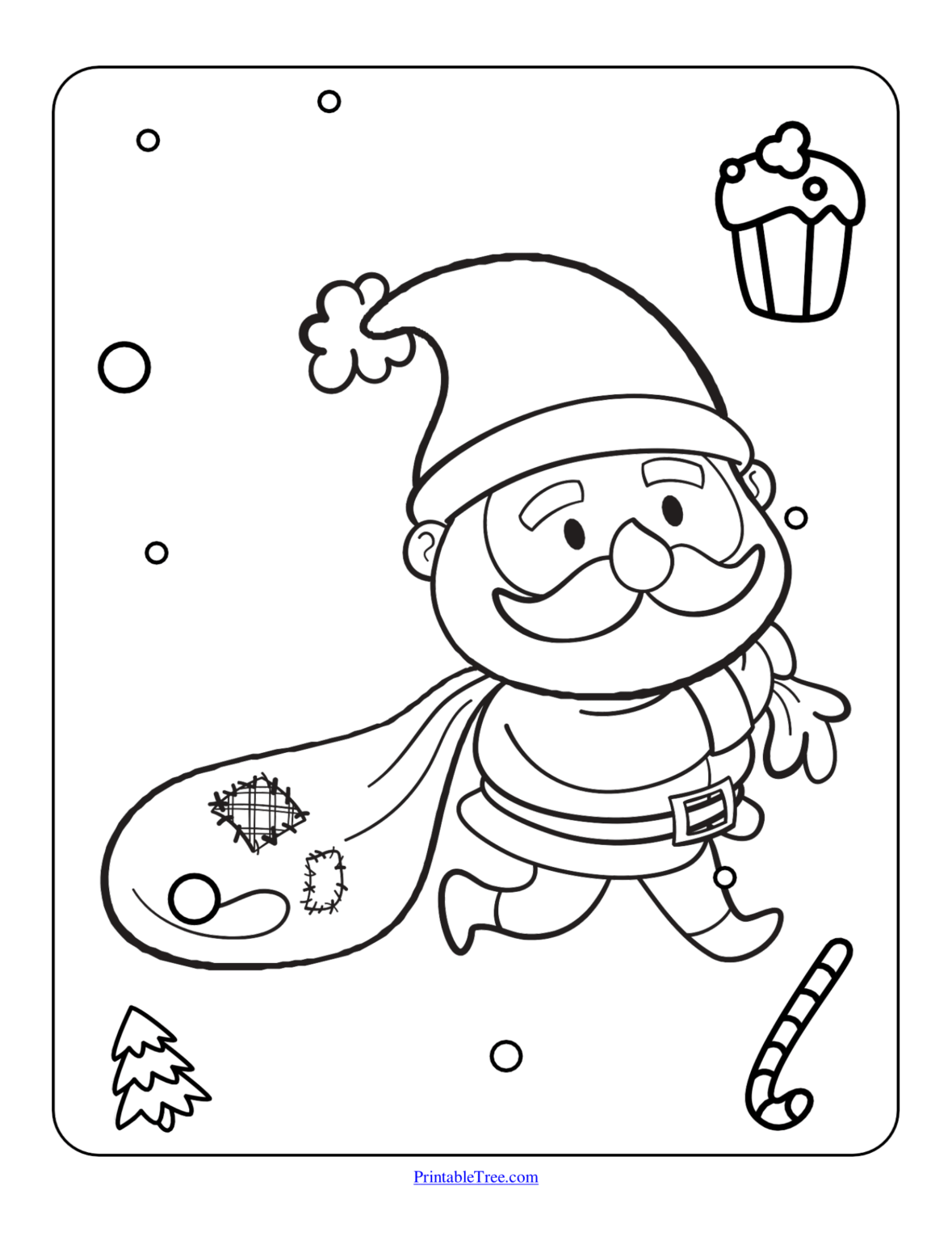 Free Printable Christmas Coloring Pages PDF for Kids and Adults
