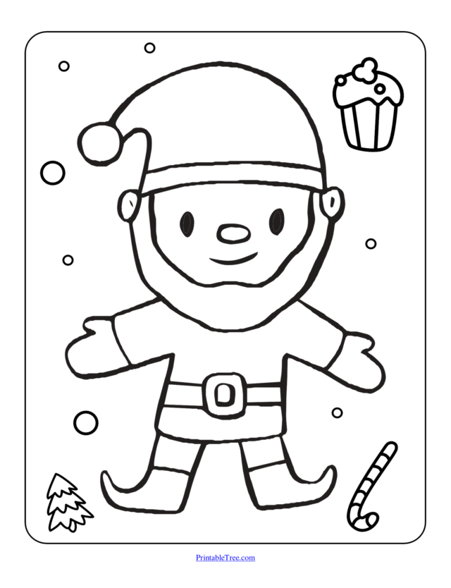 Free Printable Christmas Coloring Pages PDF for Kids and Adults