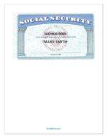 Free Printable Social Security Card PDF Templates(Fake/ Real ...